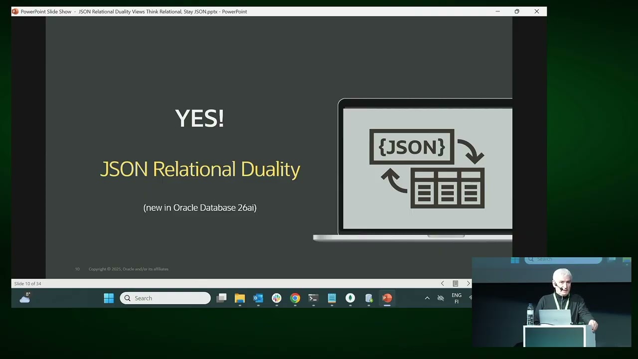 Julian Dontcheff - Think Relational, Stay JSON Oracle’s Duality View Revolution