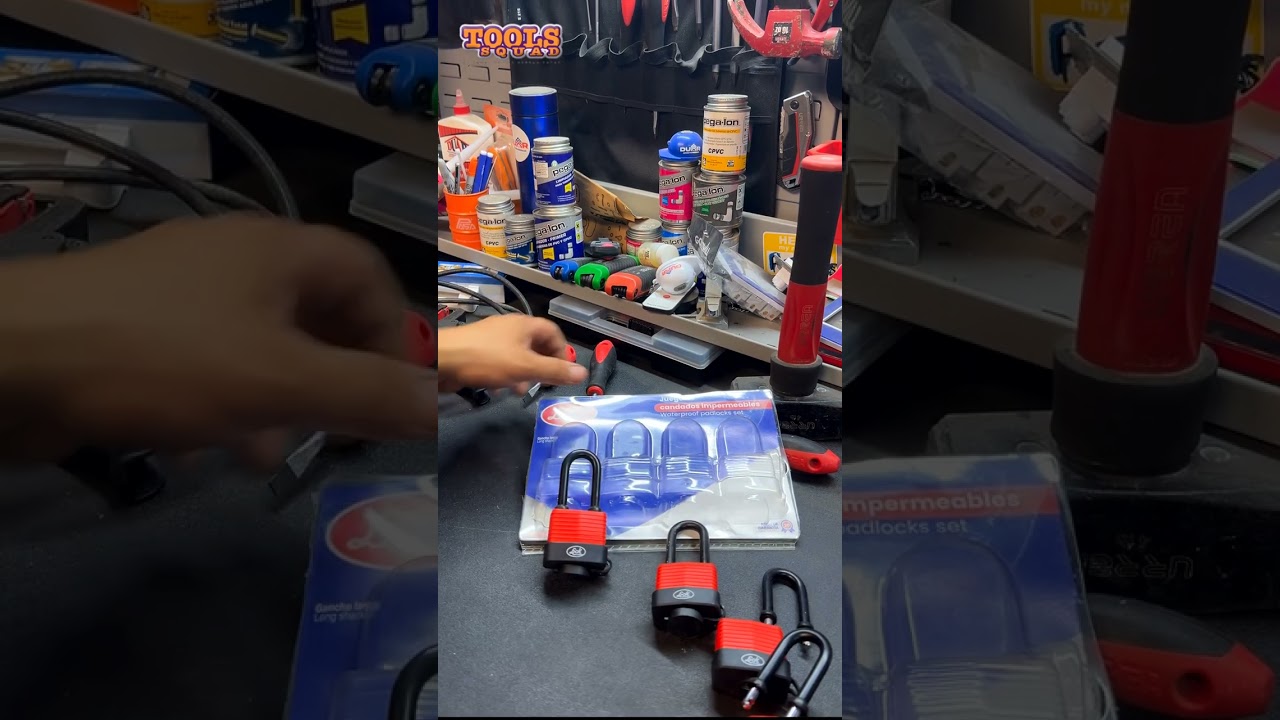 Juego de 4 candados impermeables 40mm Lock SKU: J4CIL