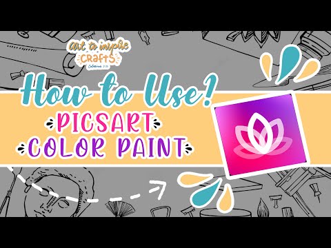 HOW TO USE PICSART COLOR PAINT | Basic Tools