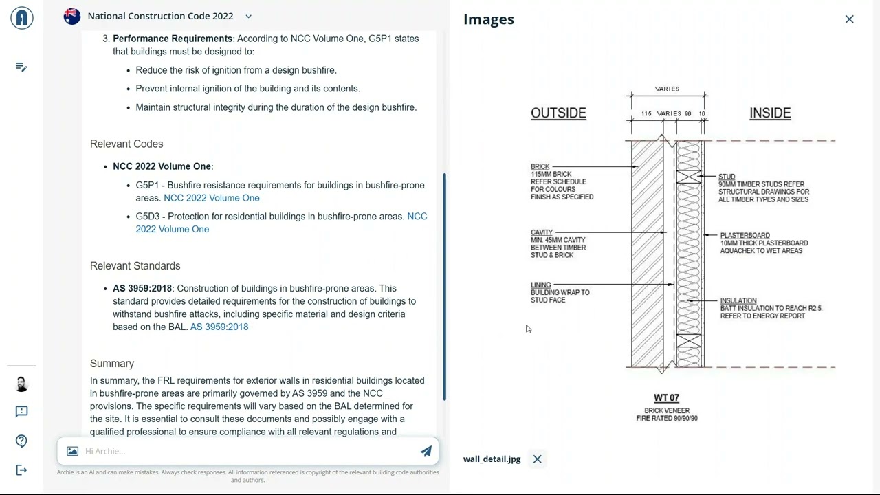 Archie - AI Platform for Building Codes and Standards