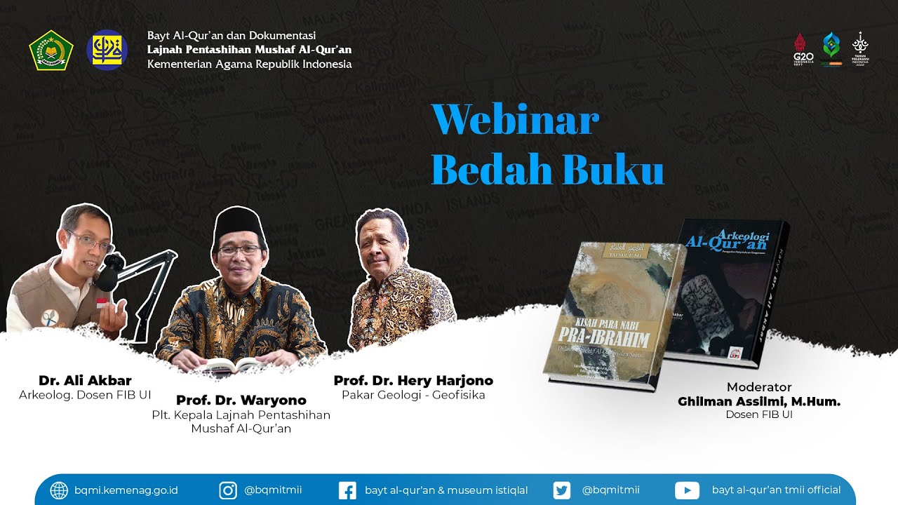 BEDAH BUKU ARKEOLOGI ALQURAN DAN BUKU KISAH PARA NABI PRA-IBRAHIM