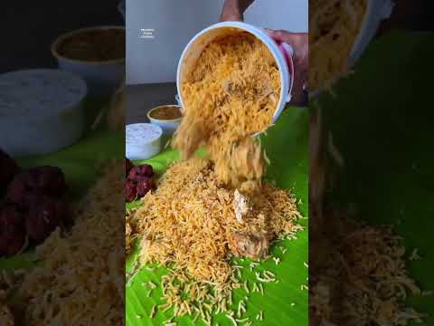 Biryani in slow motion #shorts #ytshorts