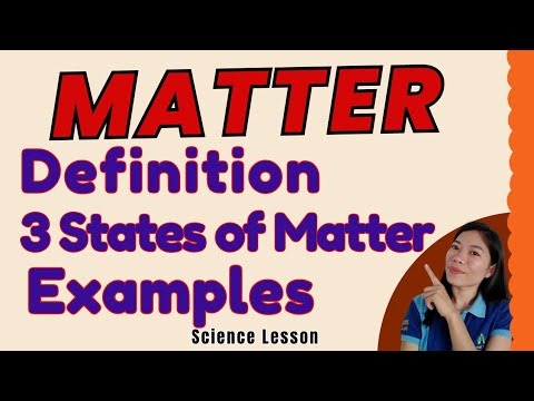 STATES OF MATTER I Definition I Examples ITheQsAcademy