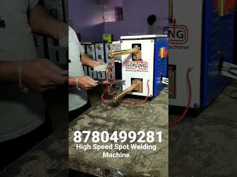 High Speed Spot Welding Machine with automatic Spot Weld #gorang #spotwelding 8780499281