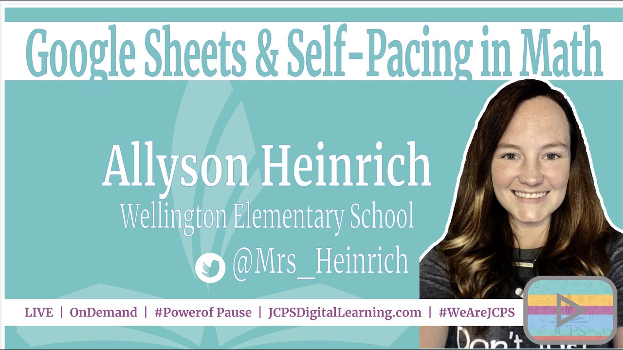Google Sheets & Self Pacing in Math