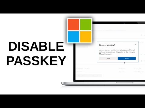 How to Disable Passkey in Microsoft account