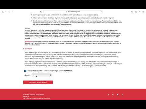 How To Register for ATI Teas Online!