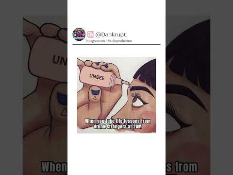 Nothing hits harder than unsolicited wisdom from someone three shots deep #memes #funny