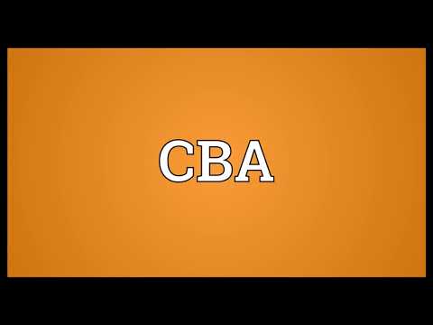 CBA Meaning