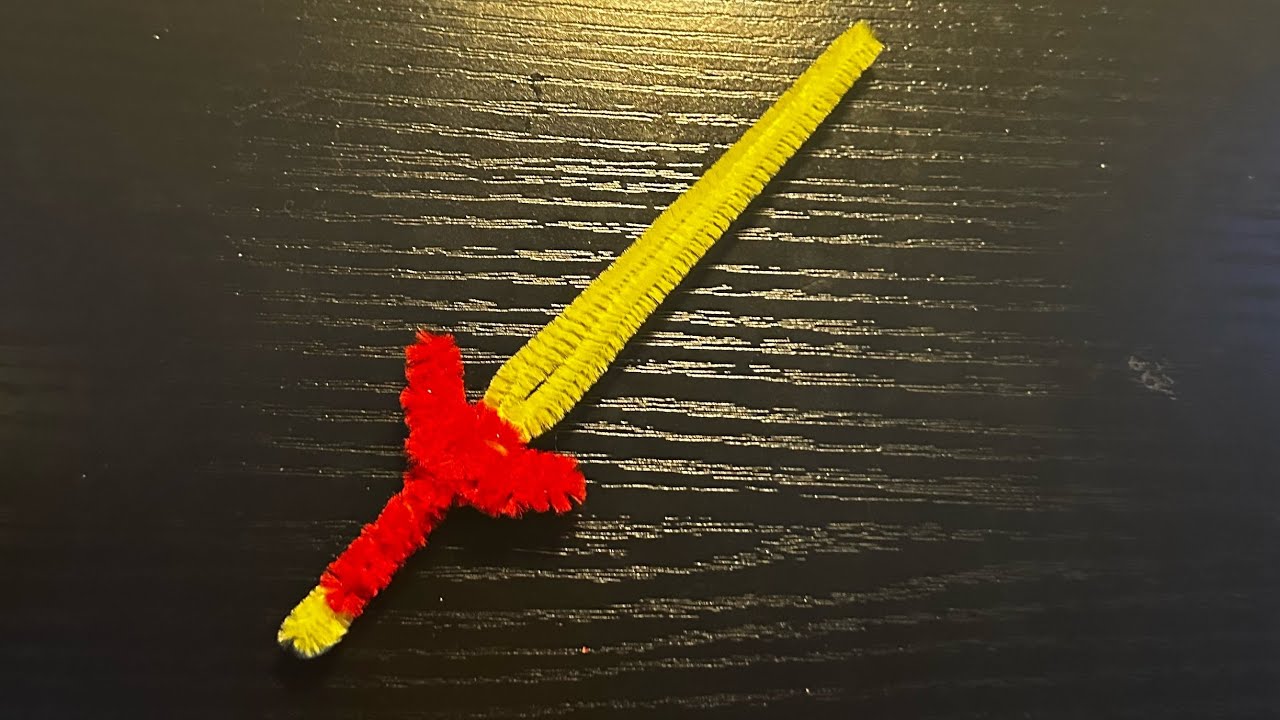 Pipecleaner Sword Tutorial!! (Level: Easy)