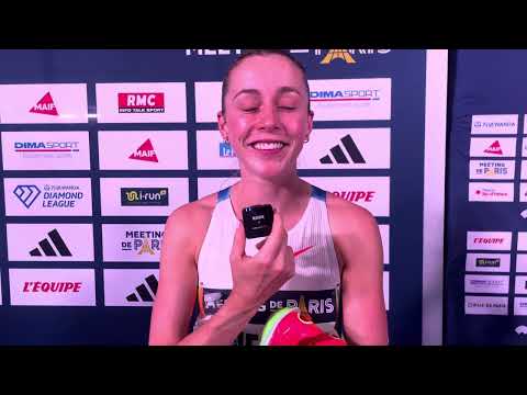 Sarah Healy places second over 1500m in Paris and runs 3:58.06 PB
