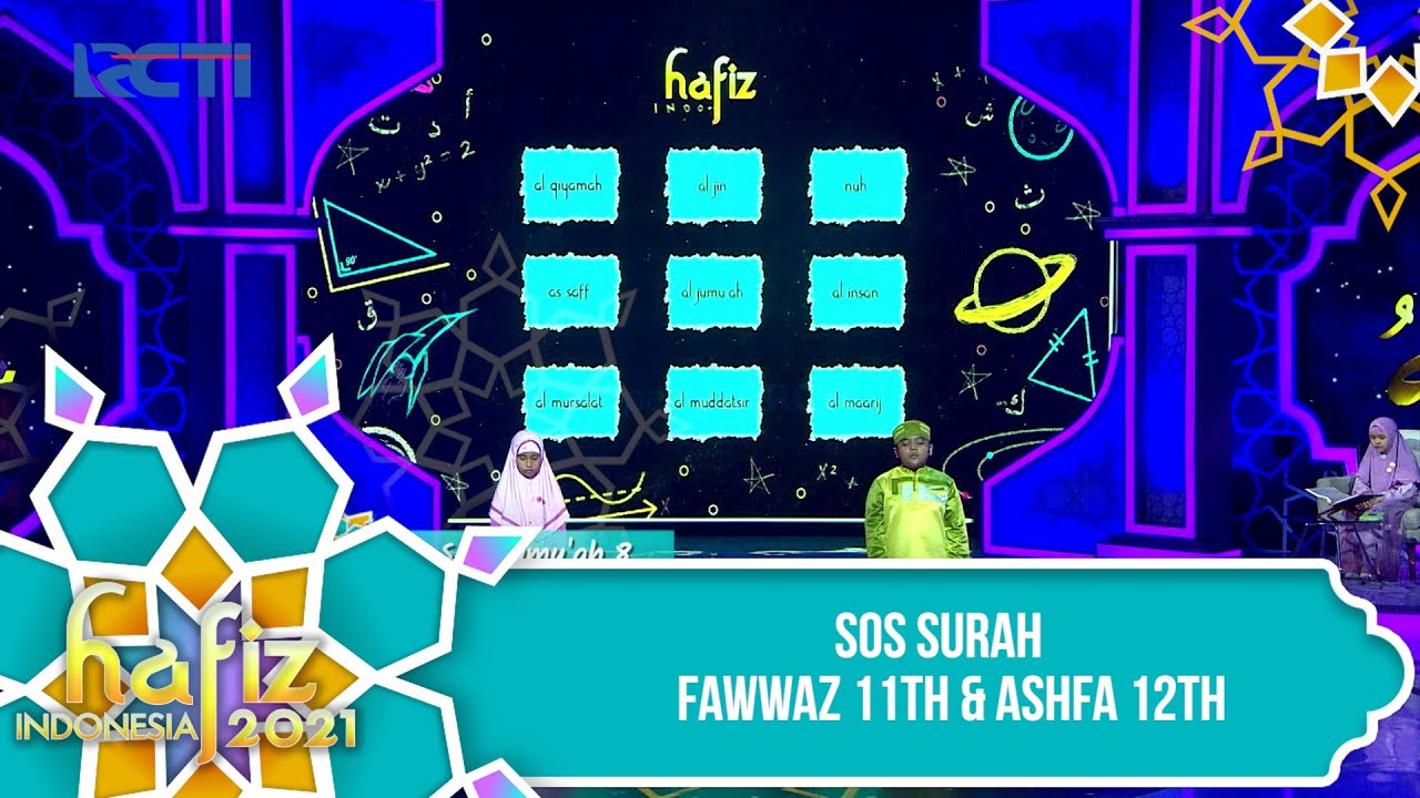 HAFIZ INDONESIA 2021 SOS Surah Fawwaz 11th u0026 Ashfa 12th 21 April