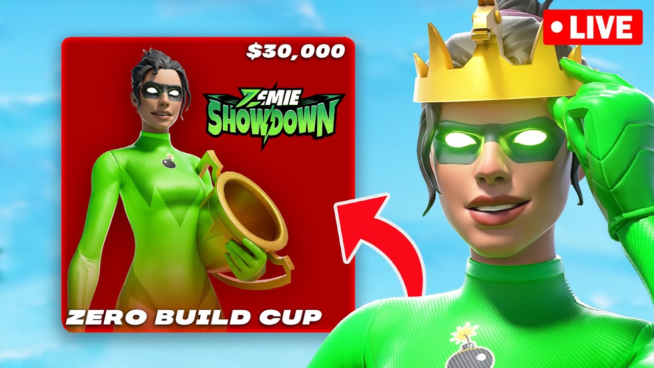 $30,000 ZERO BUILD TOURNAMENT! (Zemie Showdown)