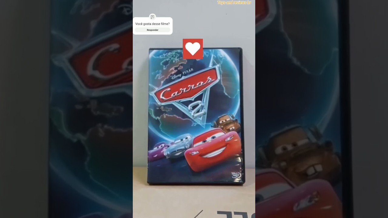 DVD FILME CARROS 2 DISNEY #disneycars #DVD #animatedfilm