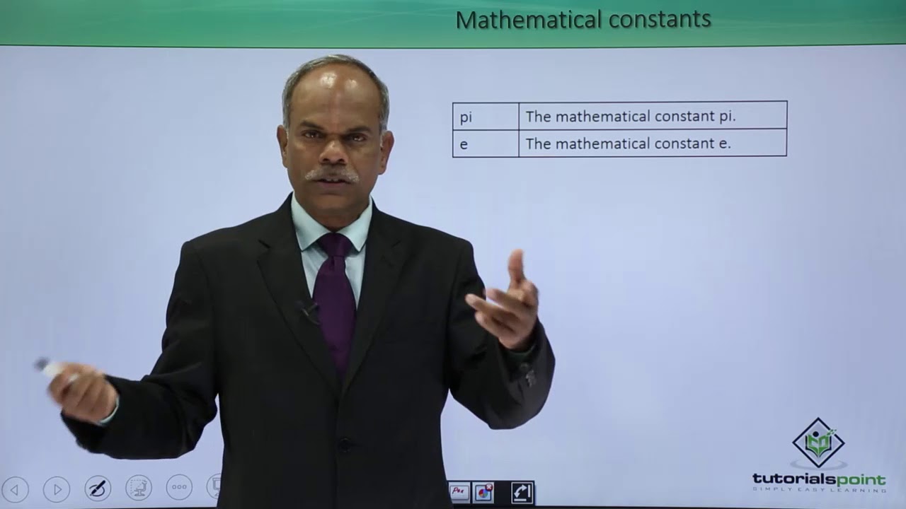 Python - Mathematical Constants
