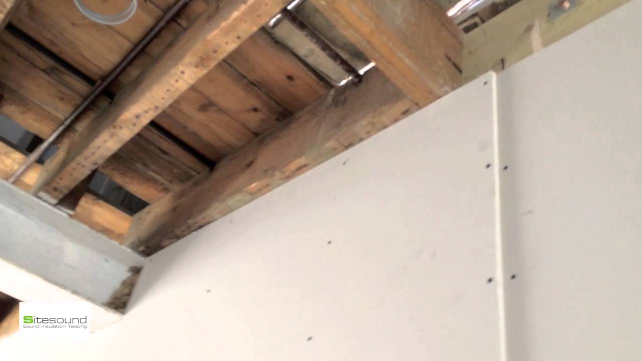 Sound Insulation Testing - incorrect wall / ceiling close order.