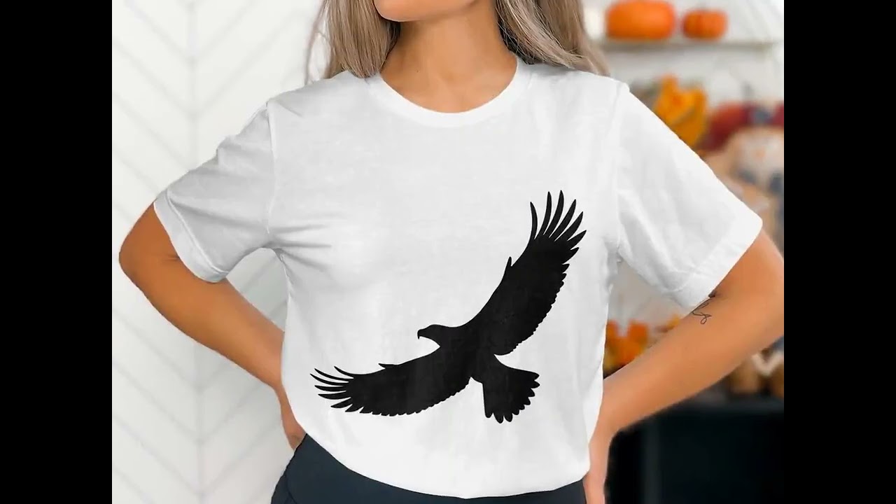 Eagle Flying SVG, Bird of Prey Silhouette, Soaring Eagle Clipart, Wildlife Vector, Digital Cut File
