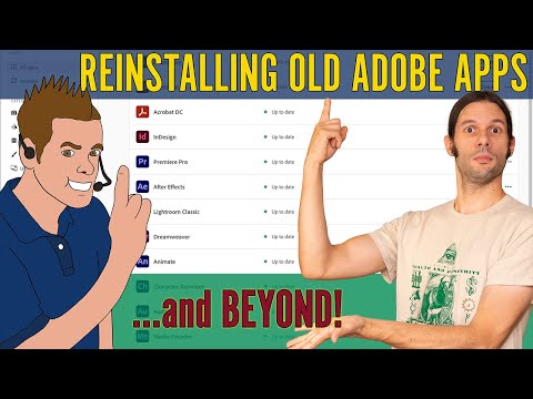 Reverting Downgrading Adobe Apps Back to Older Versions