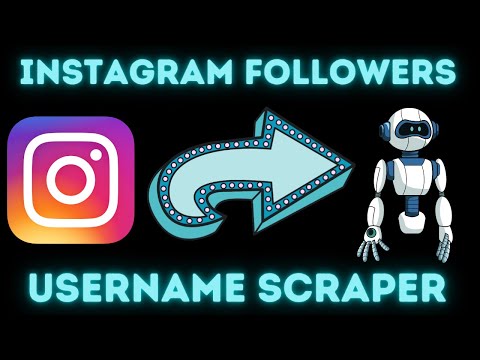 Instagram Scraper. how to scrape instagram followers. python web scraping 2022 #hexyn
