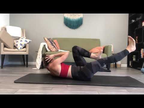 Hollow hold to bicycle crunch