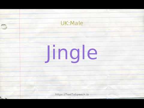 How to pronounce jingle