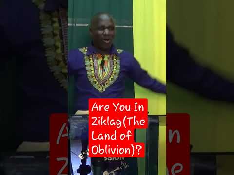Ziklag a Land Of Oblivion || Tonnie Maima #ziklag #oblivion