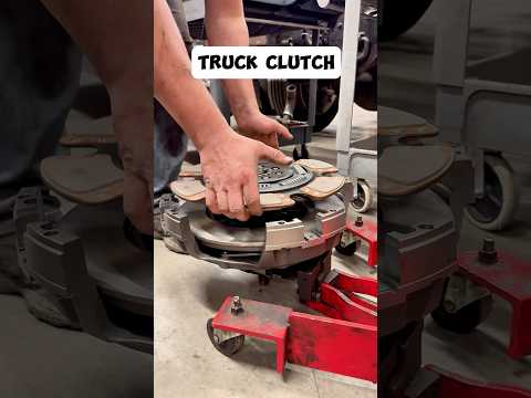 Getting ready to install the clutch for a semi truck #mechanic #mechaniclife #mechanical #clutch