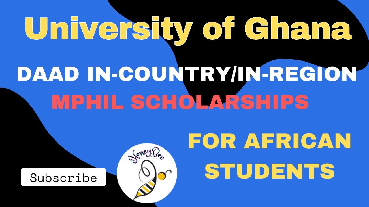 DAAD In-Country/In-Region MPhil Scholarships for African Students at University of Ghana