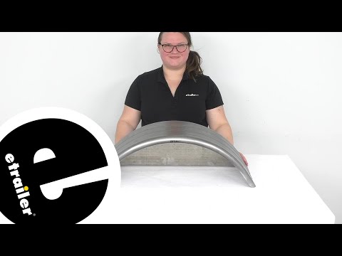 etrailer | Single Axle Trailer Fender w/ Backing Plate Feature Review