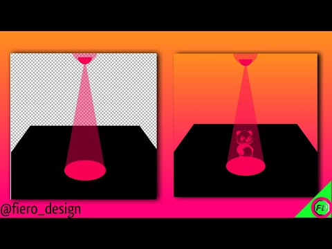 Transparent Stage light png tutorial | Fiero graphic design