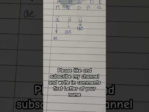Learn German Alphabet with Pronunciation (A1 German for Beginners)