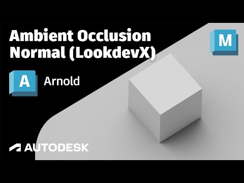 Arnold Tutorial – Ambient Occlusion in Maya using LookdevX (GPU)