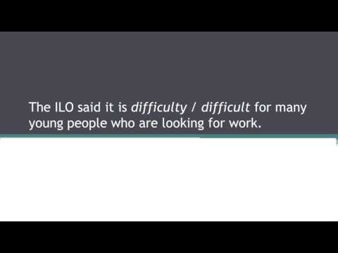 Learn English Exercises – Jobless Young People A Big Problem From BreakingNewsEnglish