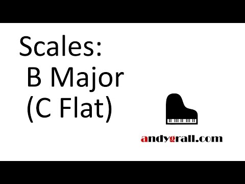 B or C flat Major