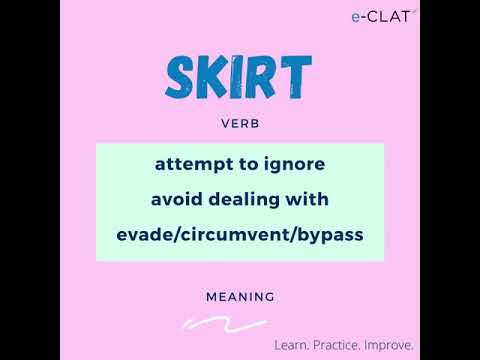 SKIRT | Word meaning | Word of the Day 23