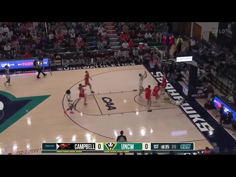 Campbell vs UNC Wilmington Men's Basketball | CAA Basketball Highlights