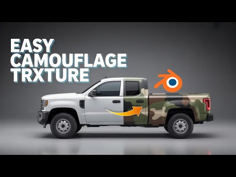 STOP Using Boring Textures! Learn Camouflage Texture in Blender