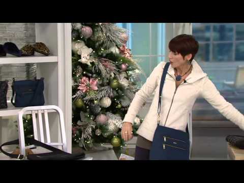 Travelon Anti-Theft Quilted Two Zip Crossbody Bag with RFID on QVC