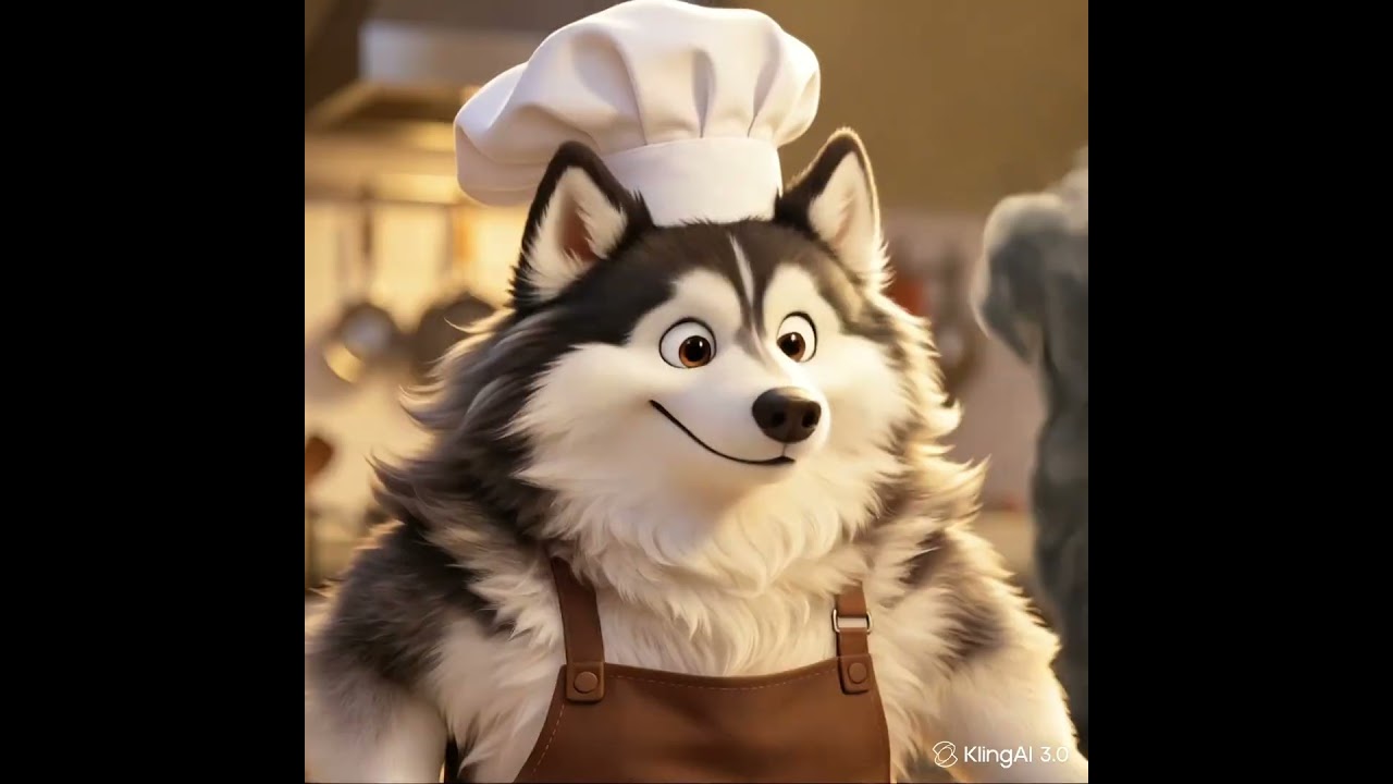 Oops! Husky Chef Accidentally Burned the Egg! 🍳😂