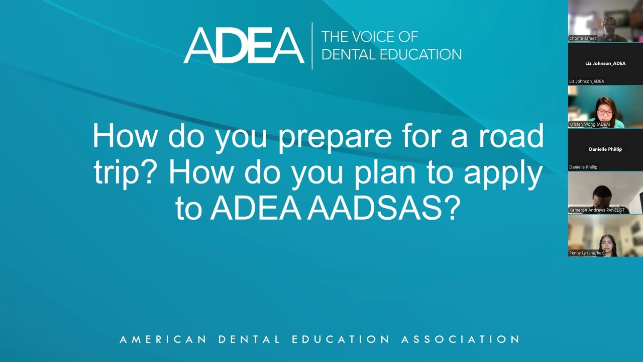 Planning a Stress-Free ADEA AADSAS® Application Webinar
