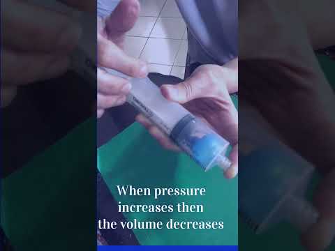 a simple demonstration on Boyle’s Law