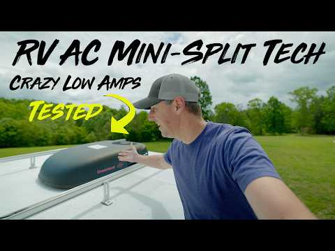 New RV AC Tech! Mini Split Power With Ultra Low Amps Tested!