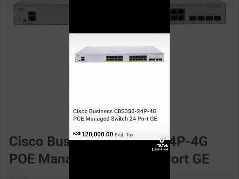 Cisco Business CBS350-24P-4G POE Managed Switch #cisco #ciscoswitch #poeswitch #networking