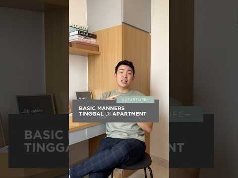 Minimal punya basic manners ini kalo pengen tinggal di apartemen #thecrestwestvista #basicmanners