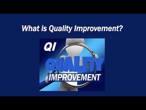 What is Quality Improvement?