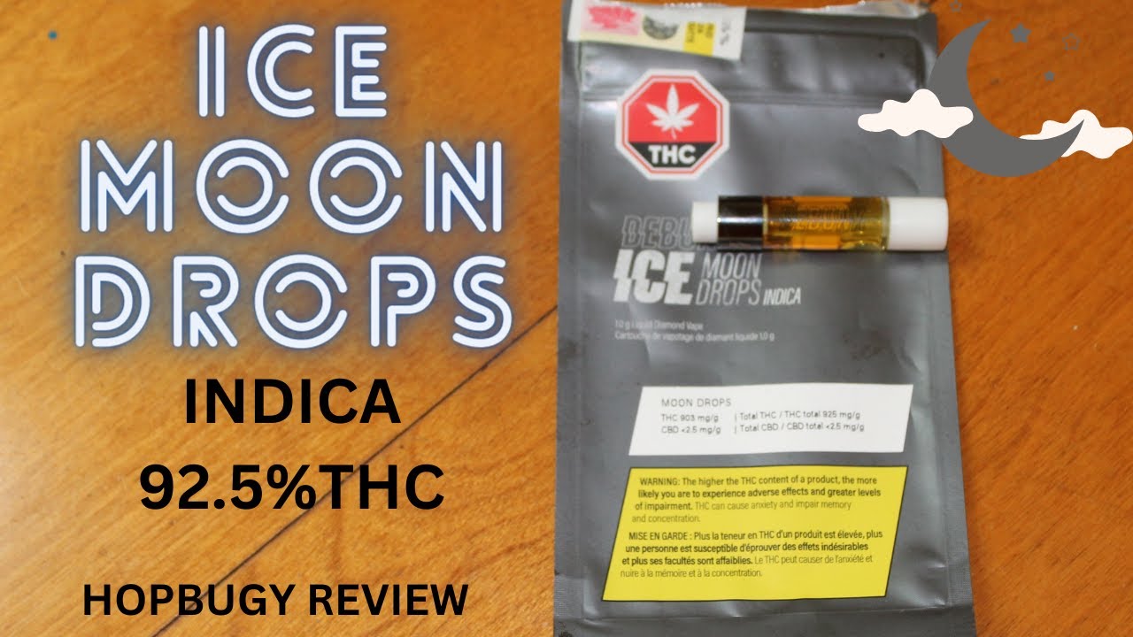 ICE Moon Drops Liquid Diamonds DEBUNK 510 Vape Cartridge 92 5% THC Review