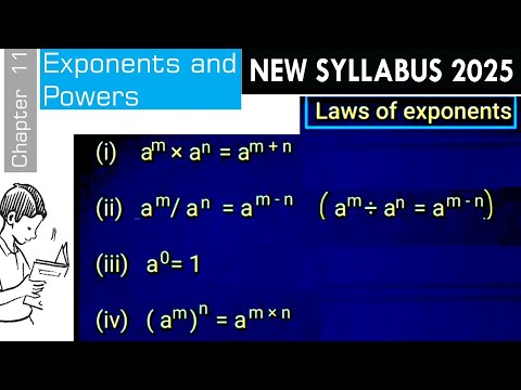 Laws Of Exponents and Powers Video Lecture - Class 7