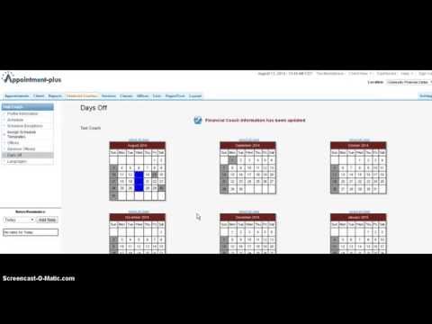 Appointment-plus admin, part 3