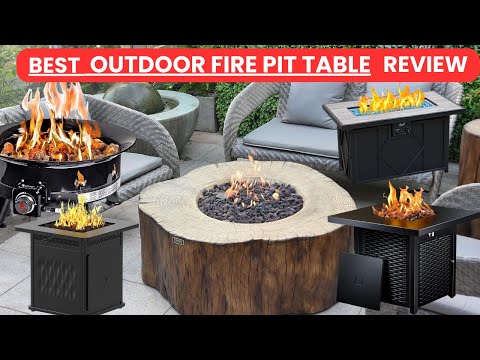 Best Outdoor Fire Pit Tables in 2025 | Stylish & Safe Patio Fire Pit Reviews
