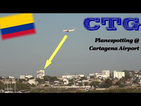 Exotic Airports: Planespotting at Cartagena Airport Columbia - See Planes from Ship ;-)